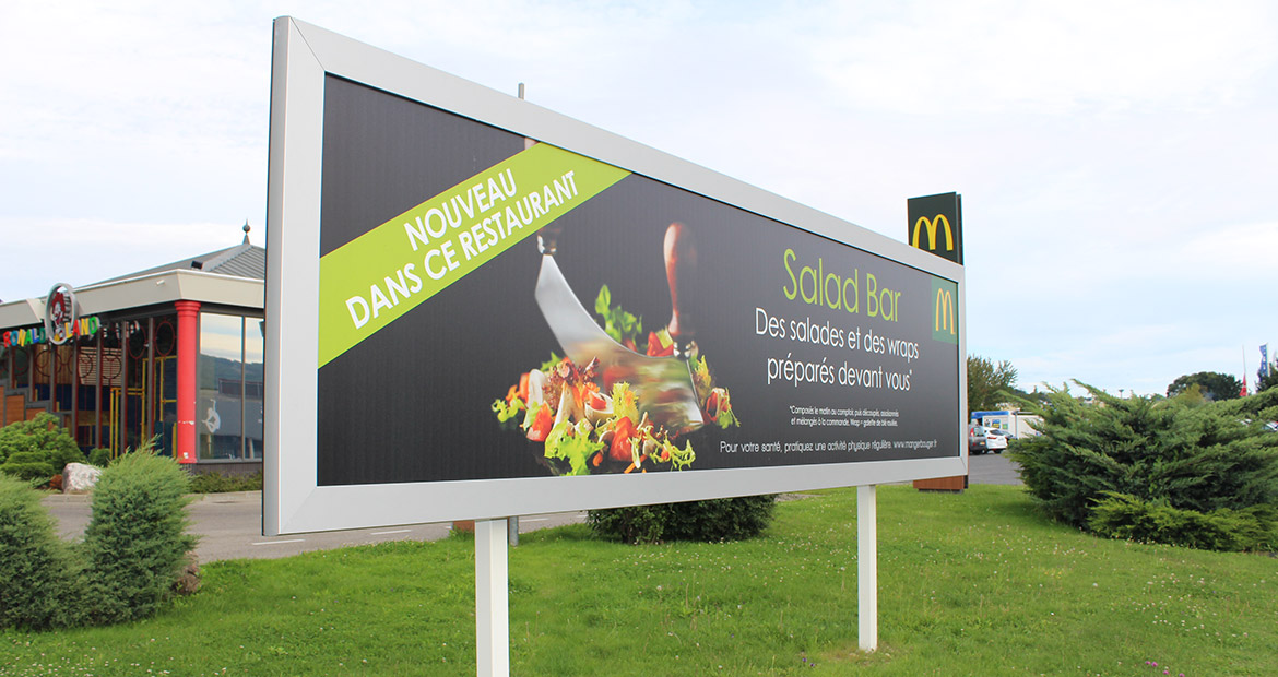 Large format advertising Print and systems for Point Of Purchase ...